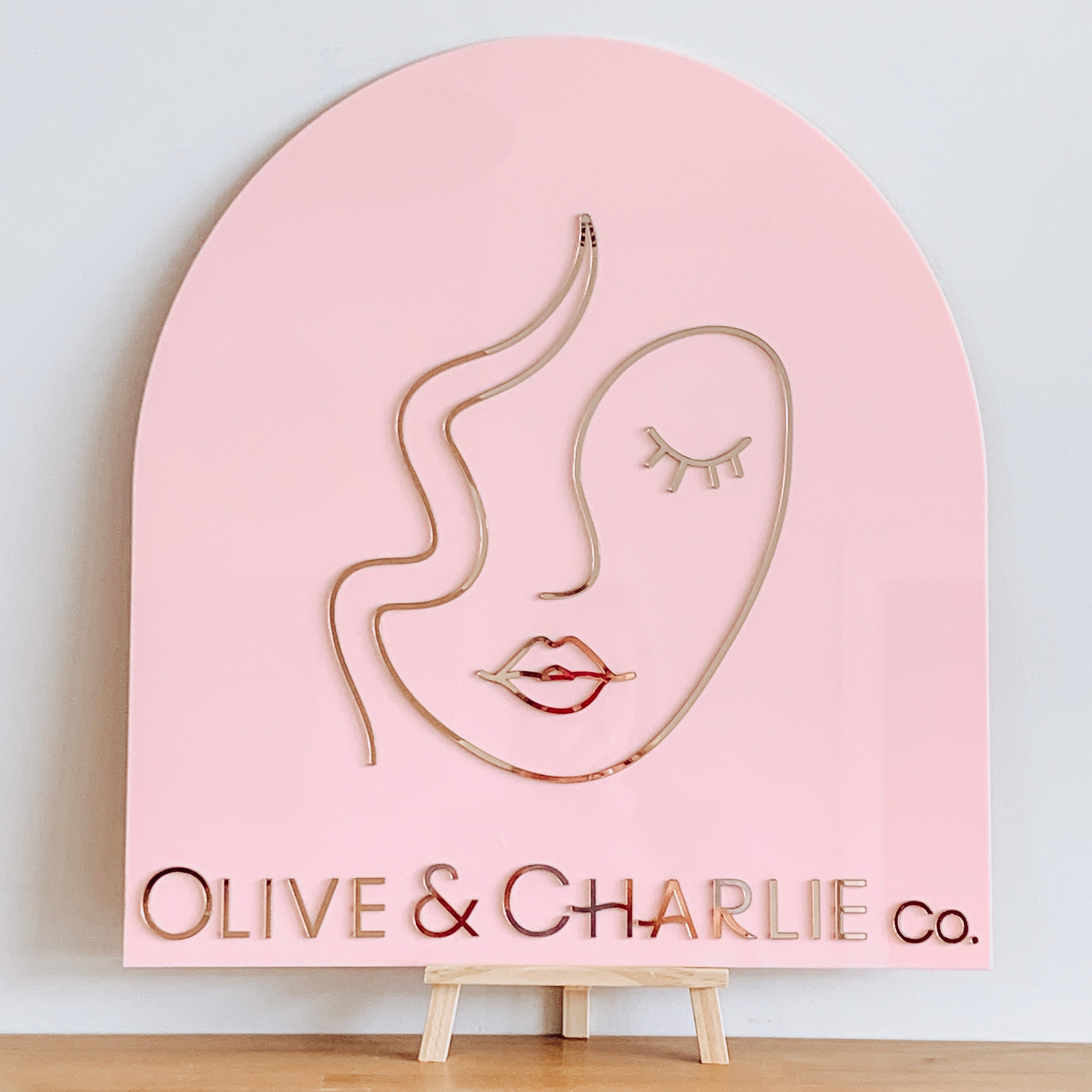 Arch Business Sign – Pink & Ink Co